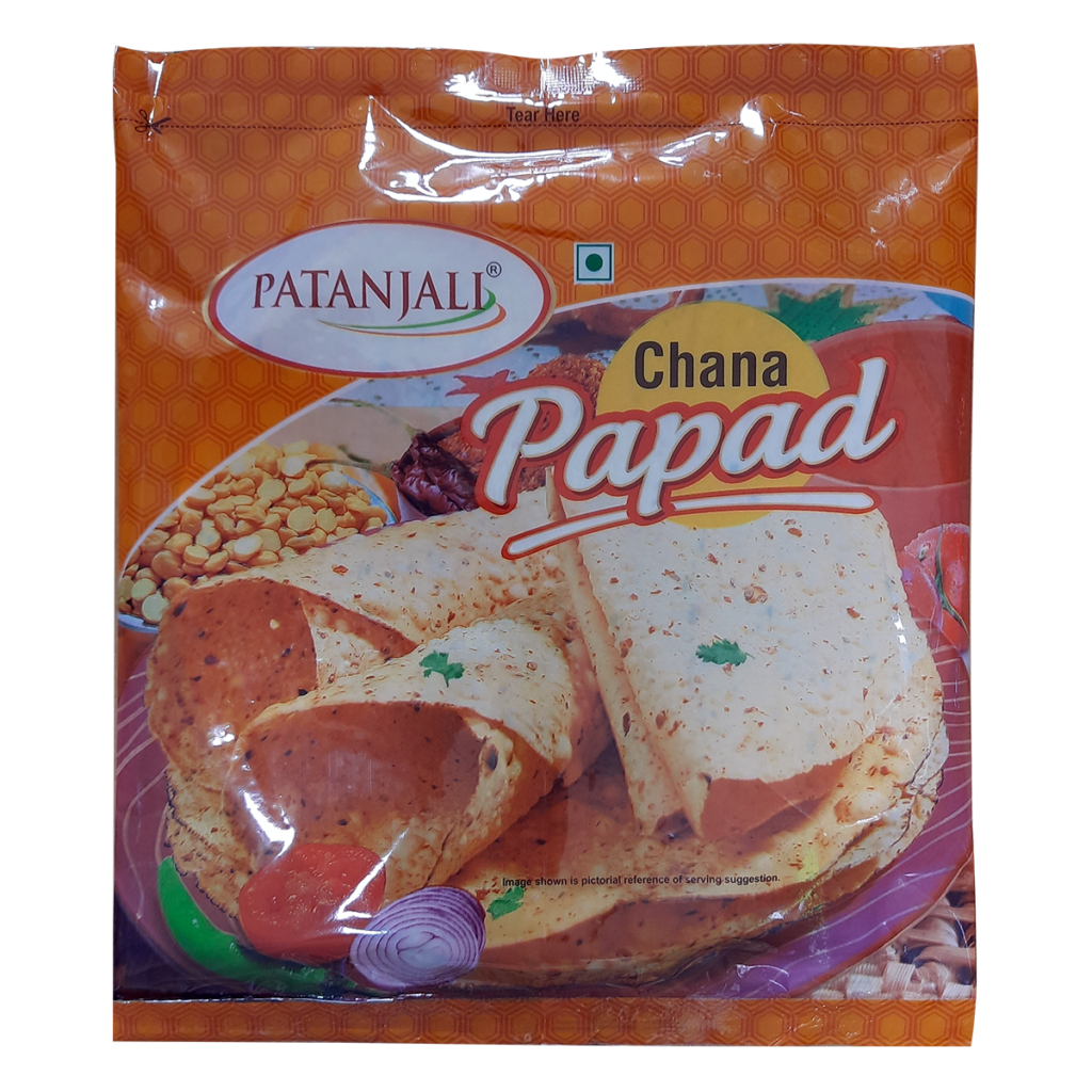 PATANJALI CHANA DAL PAPAD: Crispy Indian Delight